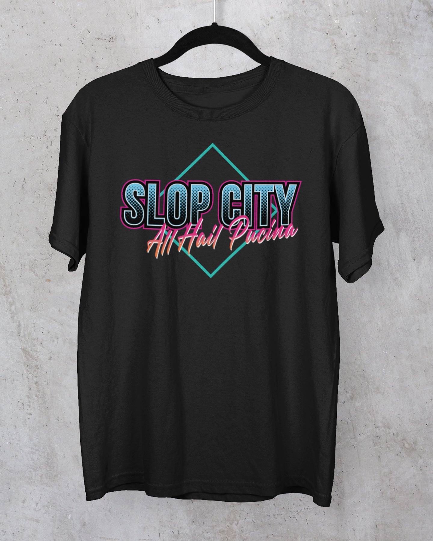 Slop City Logo T-Shirt – The Comedy Outlet